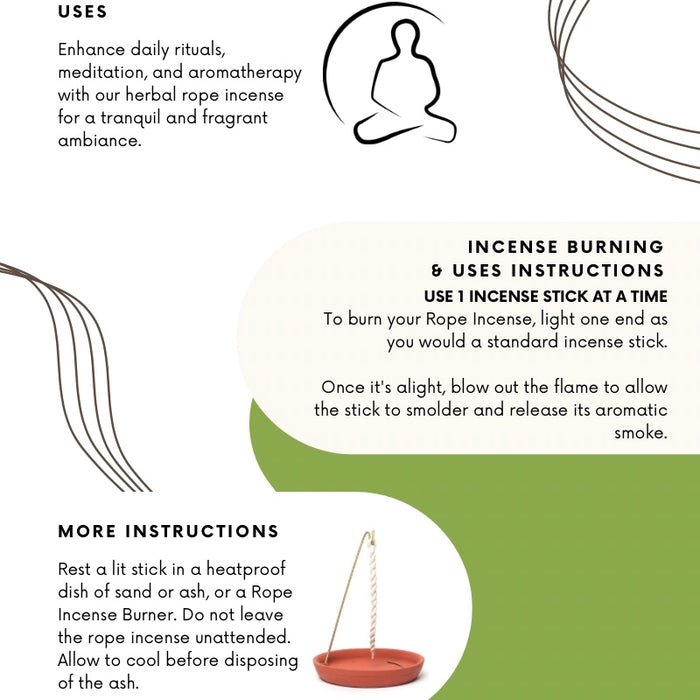 5 Elements Herbal Healing Rope Incense Bundle - The Bodhi Press