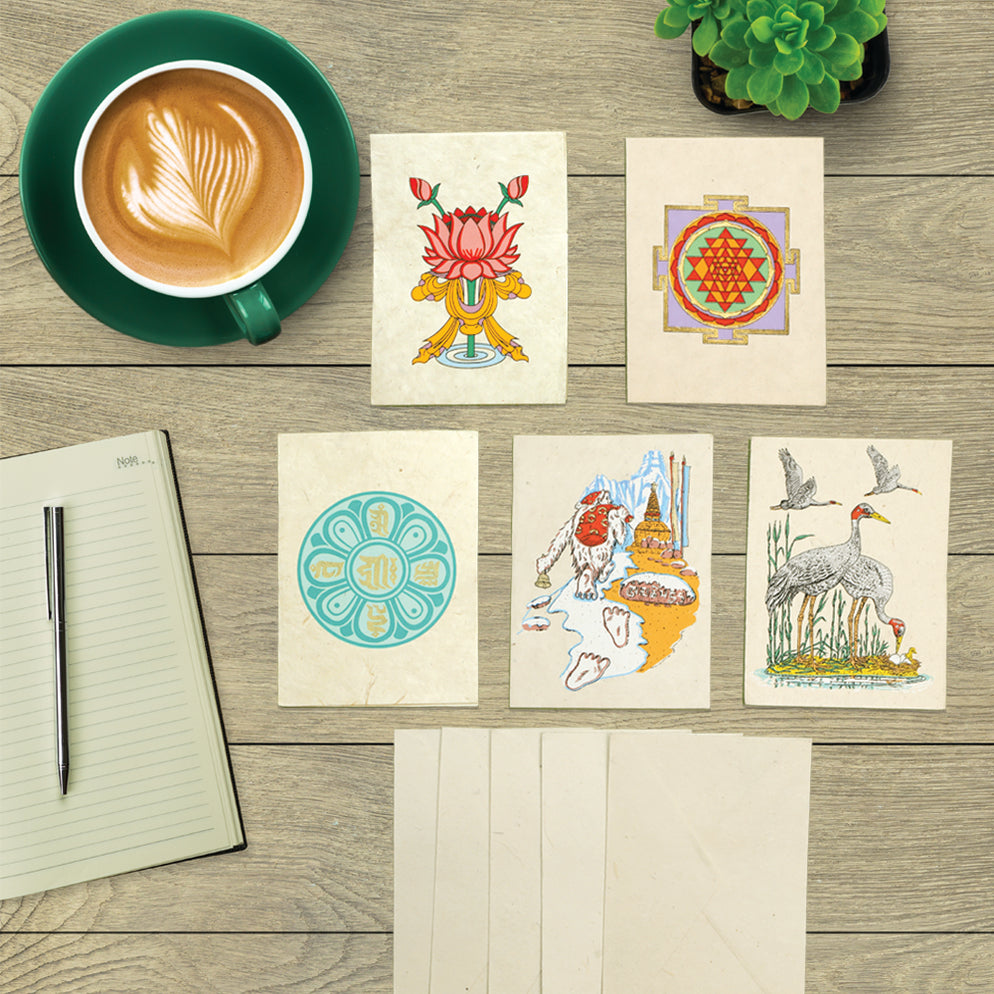 Greeting Card & Envelope Set I Vintage Variety Greeting Cards I Blank ...