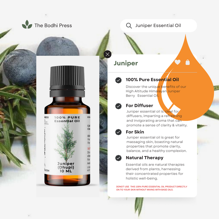 Juniper Pure Essential Oil Online - The Bodhi Press